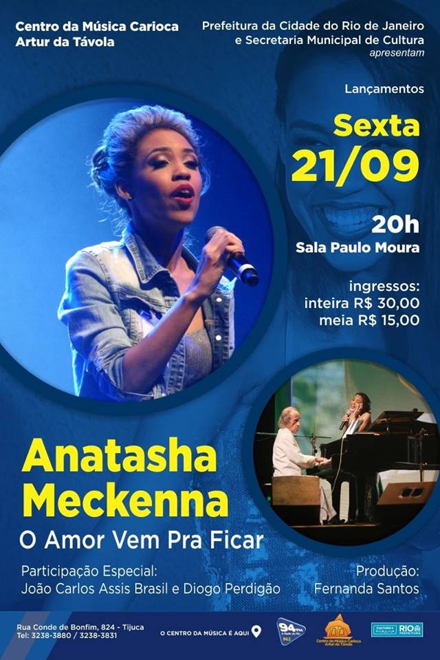 ANATASHA MECKENNA lança novo CD em show na Tijuca
